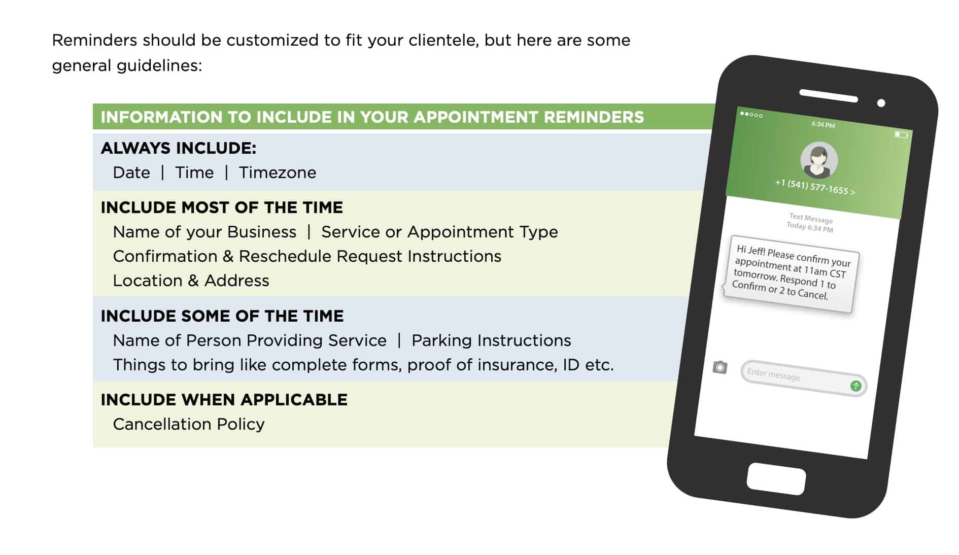 4 Ways to Improve Client Text Appointment Reminders